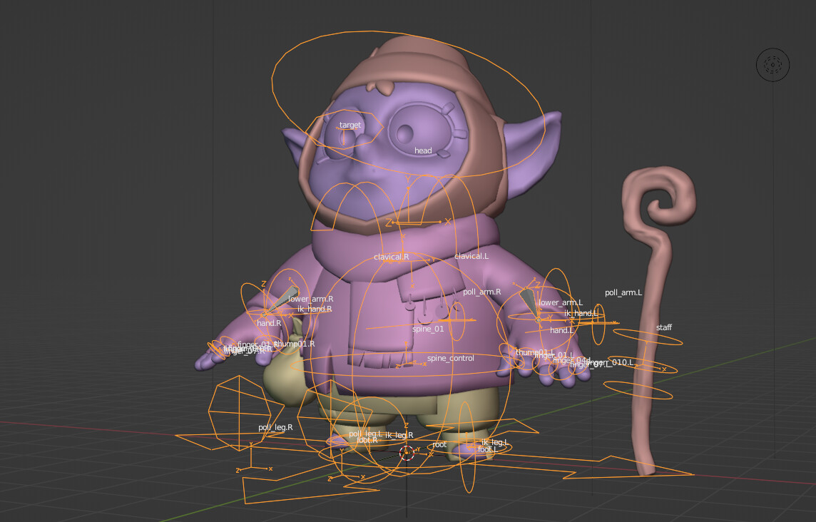 ArtStation - Stylized Character for Blender with Simple Rig | Game Assets