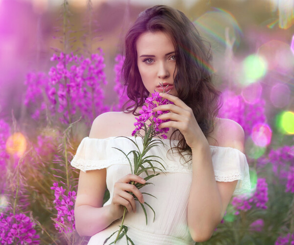 ArtStation - 200 Summer Light Haze, Sunlight, Spring bokeh, Lens ...