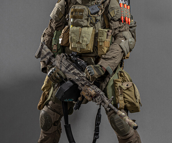 ArtStation - POSE REFERENCE PACK - HEAVY SOLDIER #01 | Resources