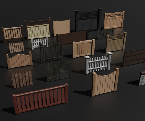 ArtStation - Fence Pack | Game Assets