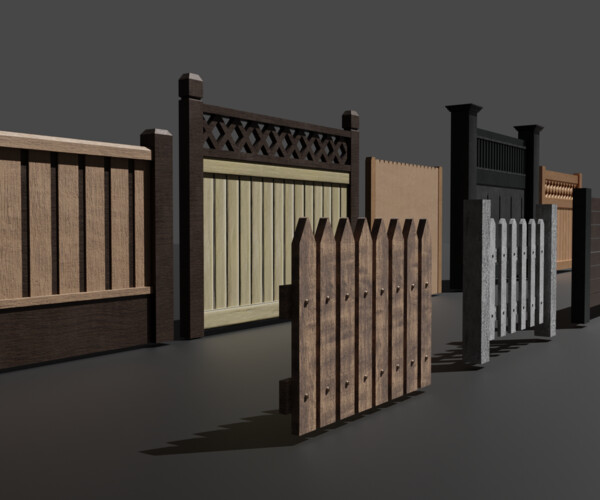 ArtStation - Fence Pack | Game Assets