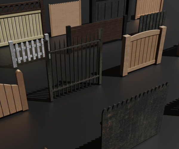 ArtStation - Fence Pack | Game Assets