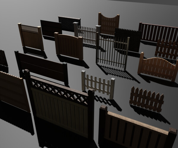 ArtStation - Fence Pack | Game Assets