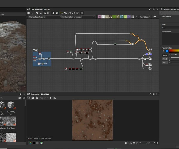 ArtStation - mud ground | Game Assets