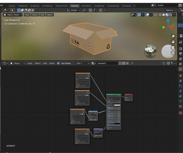 ArtStation - Cardboard box-Low poly PBR | Game Assets