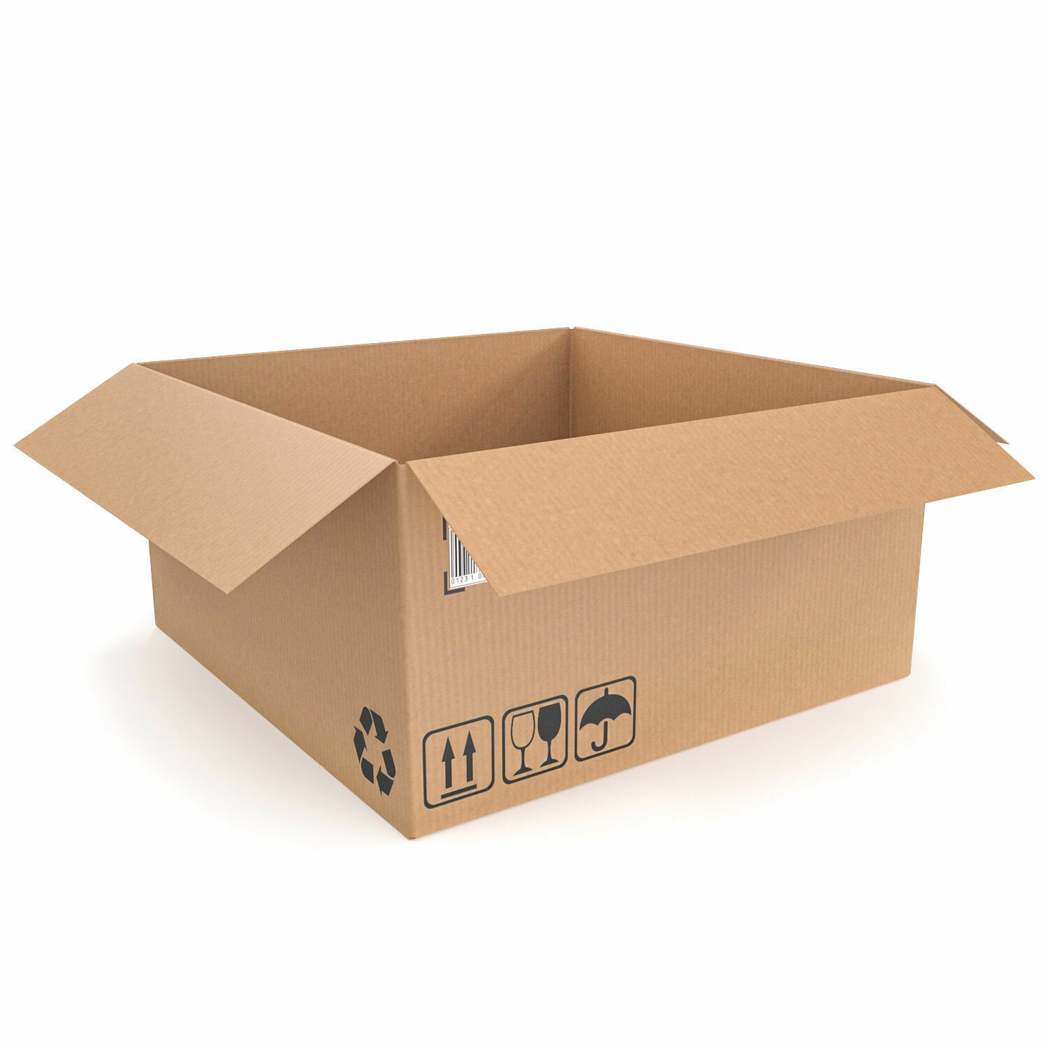 ArtStation - Cardboard box-Low poly PBR | Resources