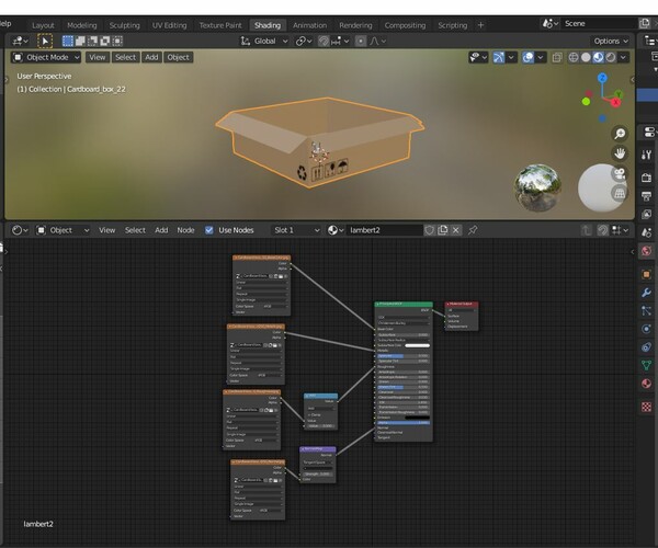 ArtStation - Cardboard box-Low poly PBR | Game Assets