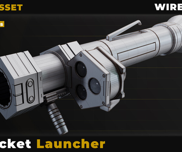 ArtStation - 15 Rocket Launcher 3DModel | Game Assets