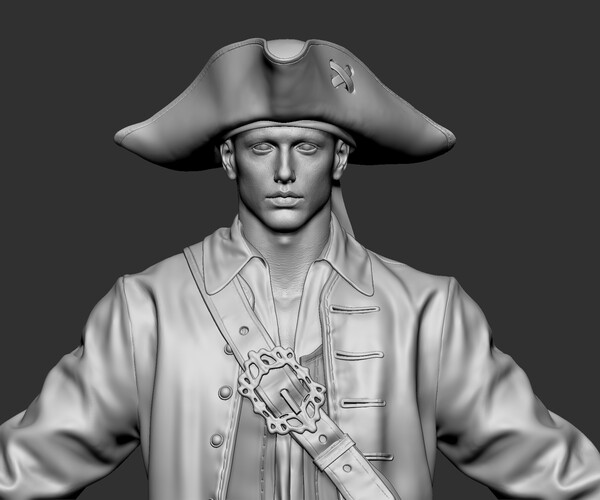 ArtStation - Realistic Pirate (Highpoly) Pirate of pirates of the ...