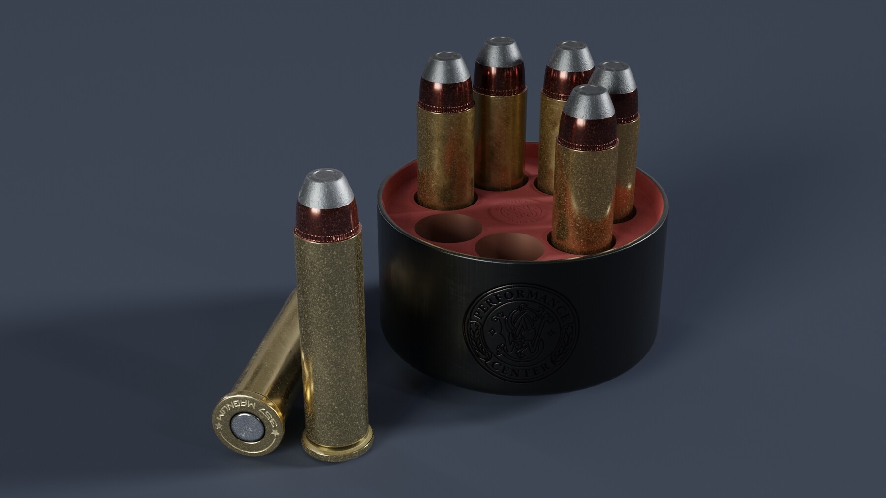 ArtStation - Detective Props Kit | Revolver Magnum | 357 caliber ...