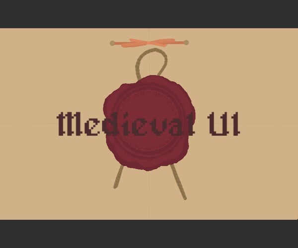ArtStation - Medieval UI for Unity - Pixel Art | Game Assets