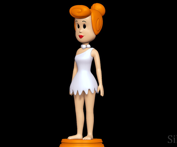ArtStation - Wilma Flintstone - The Flintstones 3D print model | Artworks