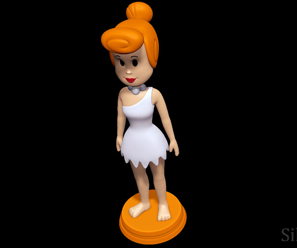 ArtStation - Wilma Flintstone - The Flintstones 3D print model | Artworks