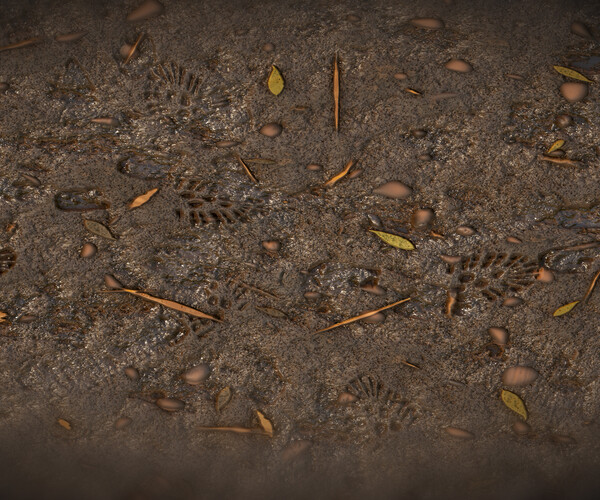 ArtStation - PBR-Mud Materials | Game Assets