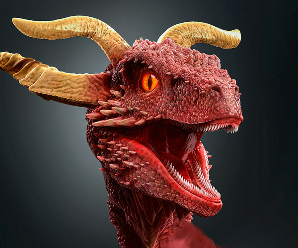 ArtStation - ZBrush Dragon Skin Alphas and VDM Brush | Brushes