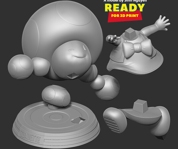 ArtStation - Toadette - Super Mario Fanart | Resources