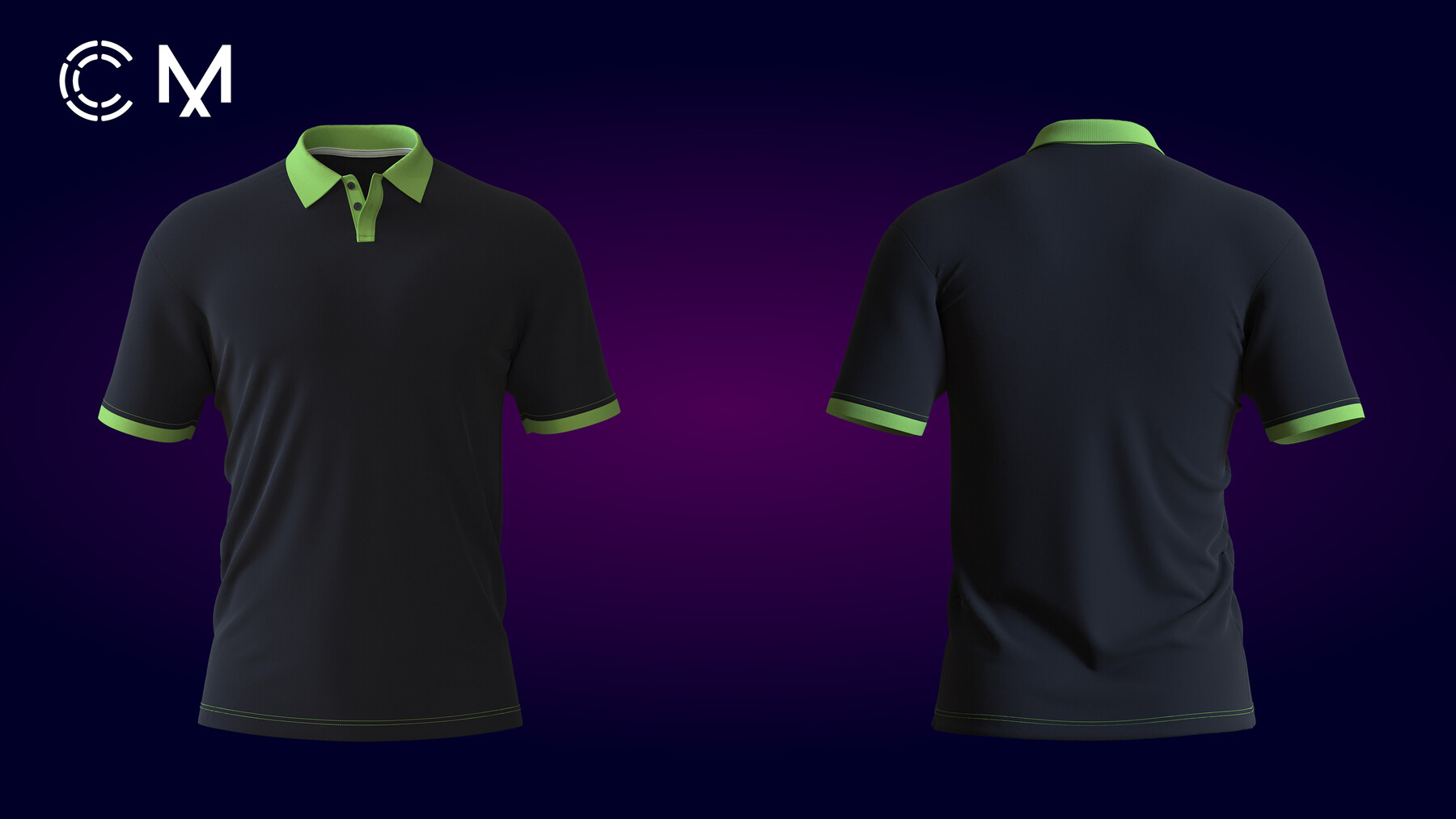 ArtStation - Men's Polo Shirt | Marvelous Designer | CLO3D project ...