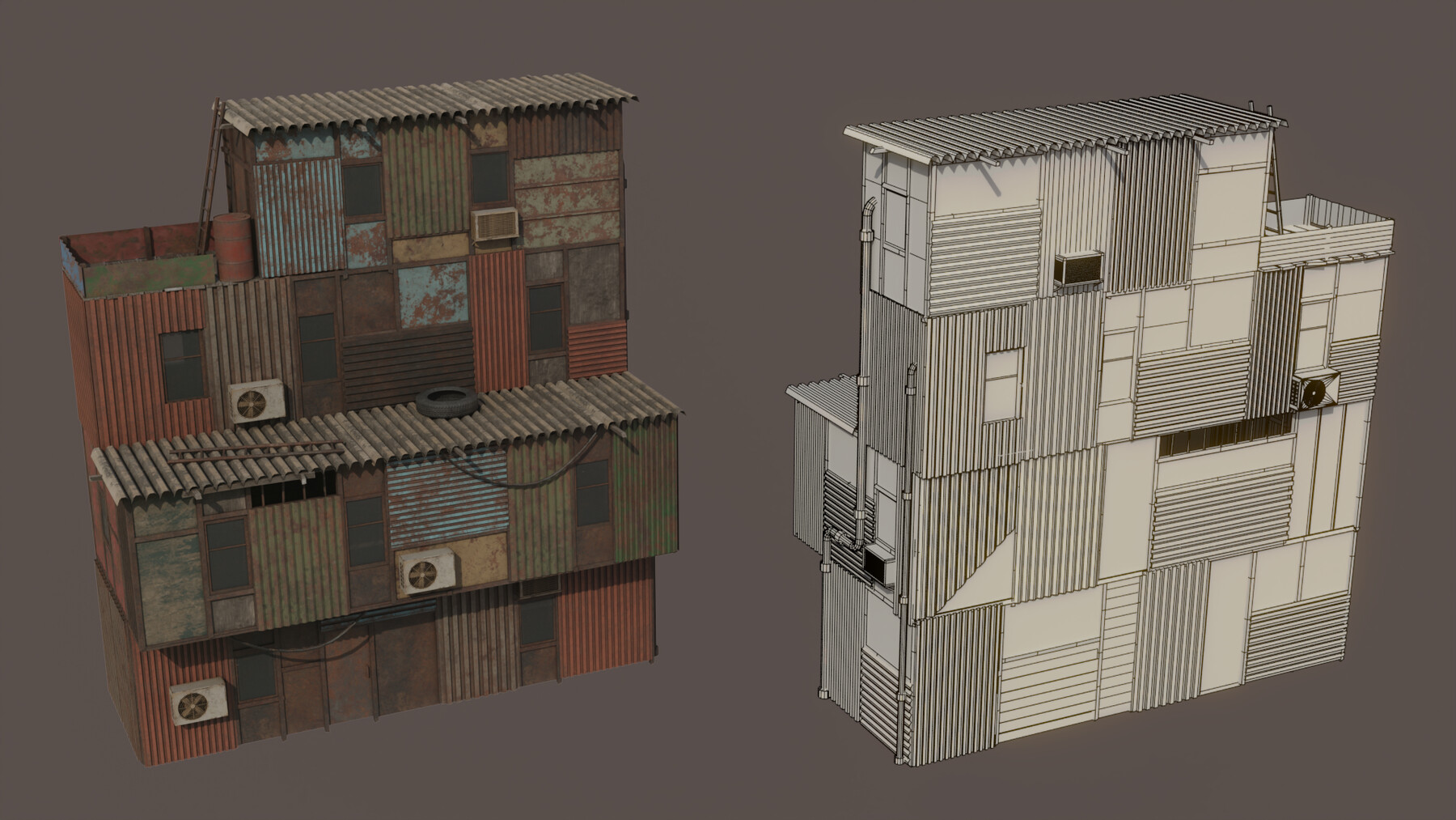 ArtStation - Shanty Town | Game Assets