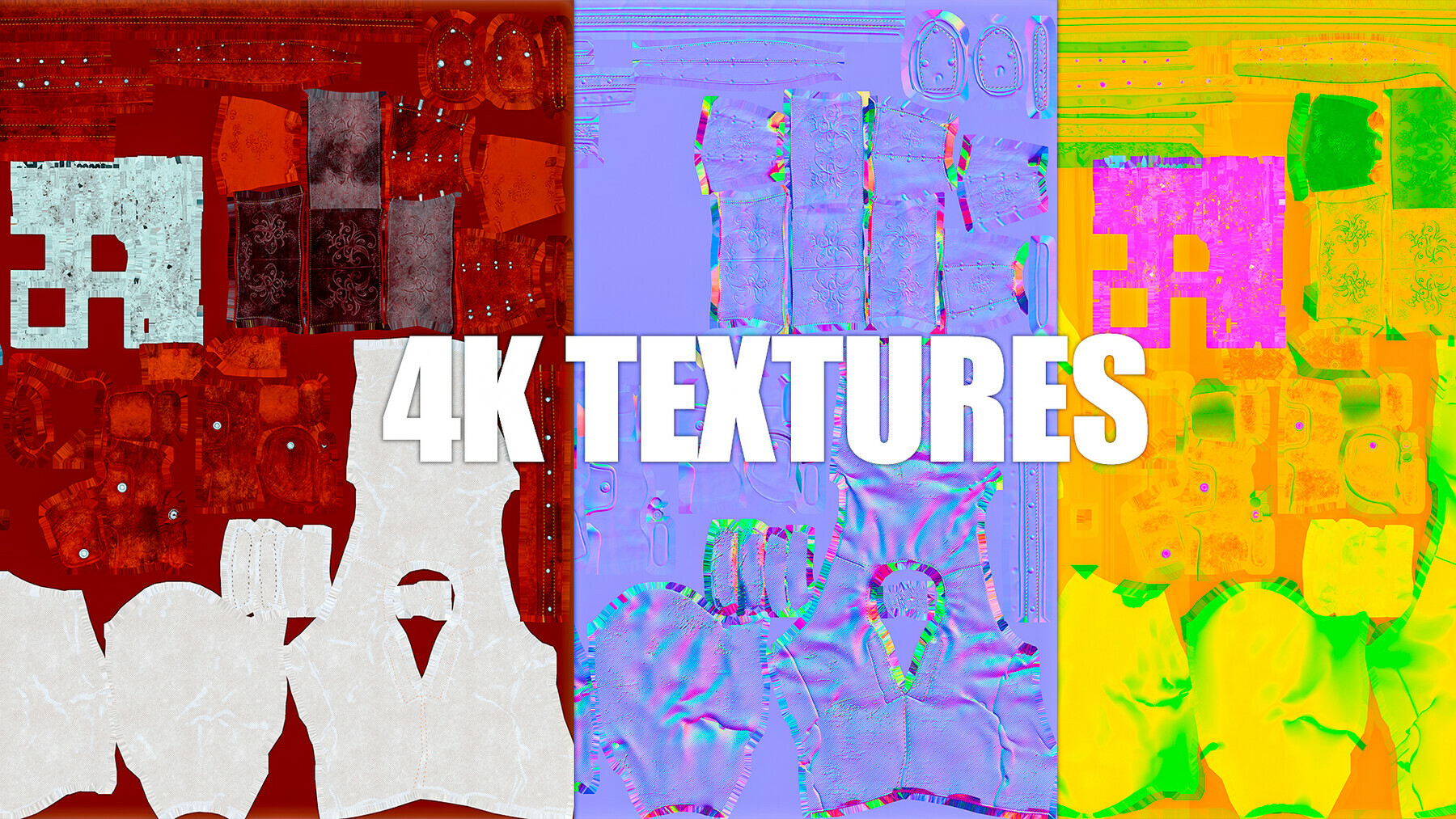 ArtStation - Medieval Clothing Models (Meshes, Textures, Low-Poly ...