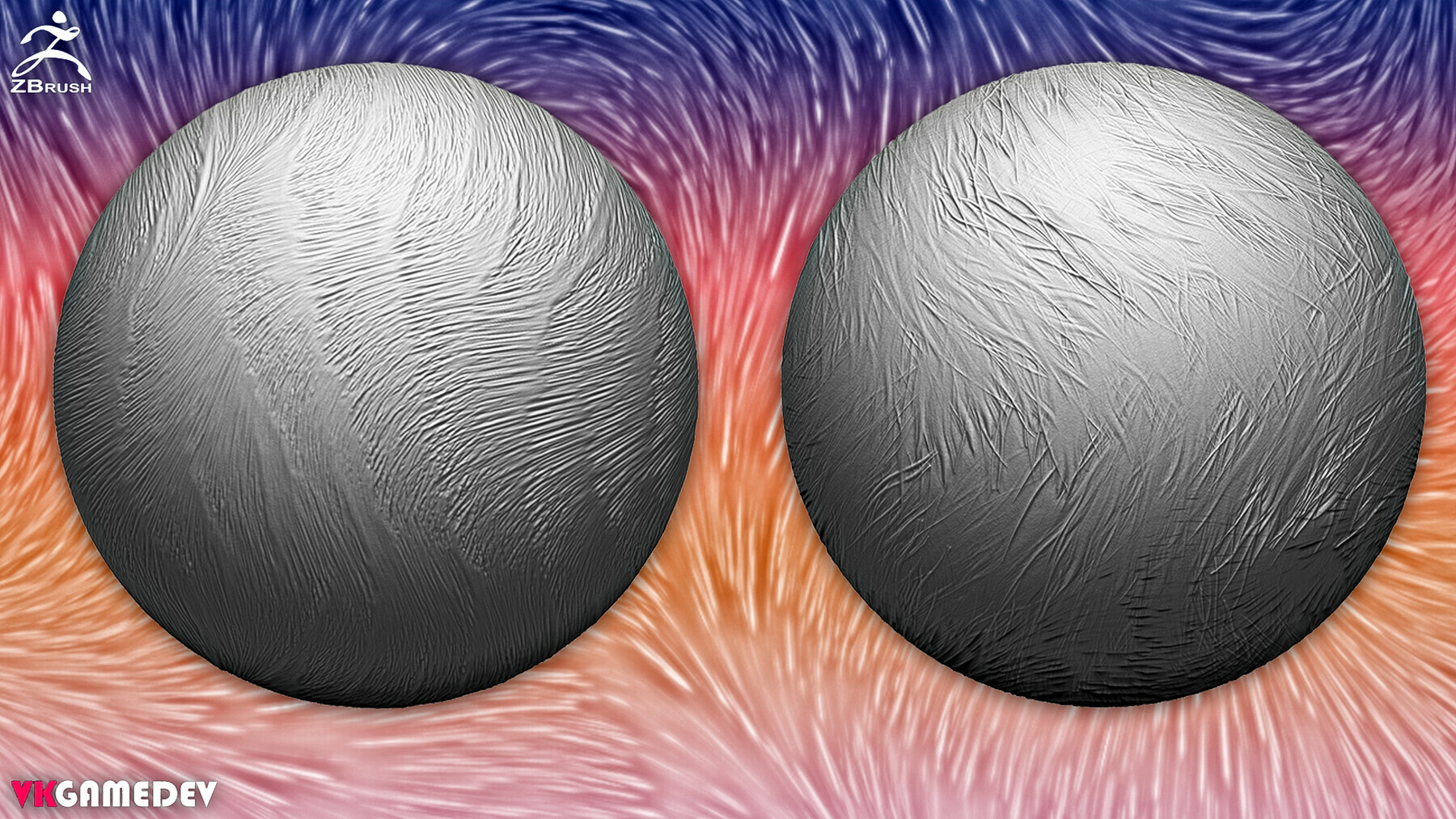 ArtStation - 15 Fur Alphas for ZBrush (Tileable) | Brushes