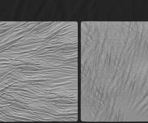 ArtStation - 25 Memory Folds Alphas for Zbrush | Brushes