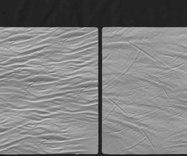 ArtStation - 25 Memory Folds Alphas for Zbrush | Brushes