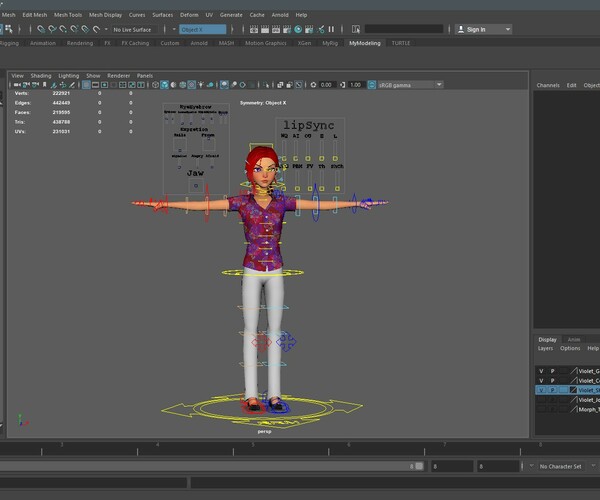ArtStation - Violet Ver :2 | Game Assets