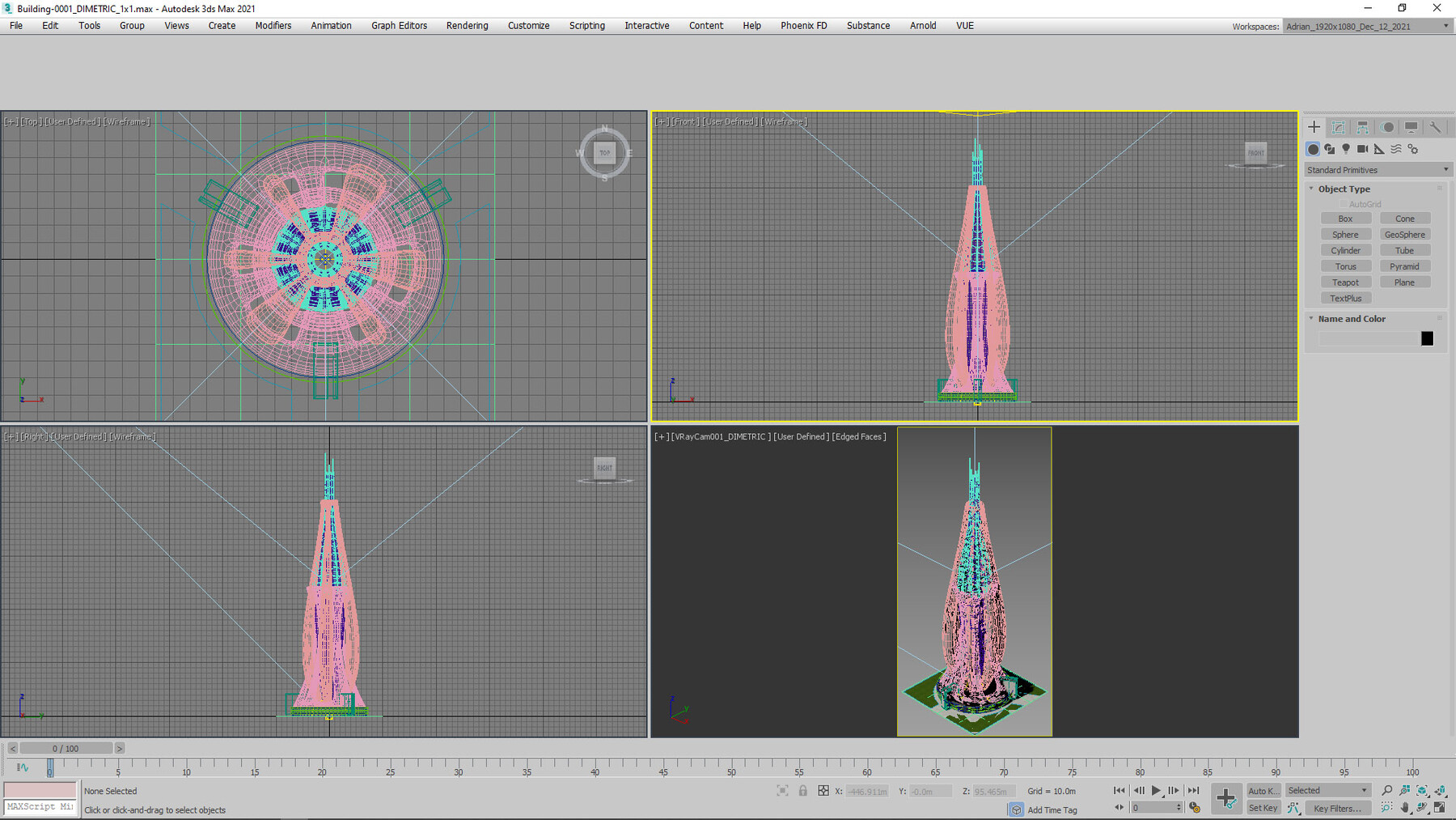 ArtStation - Architecture (Tile#0001) – 3D Model | Game Assets