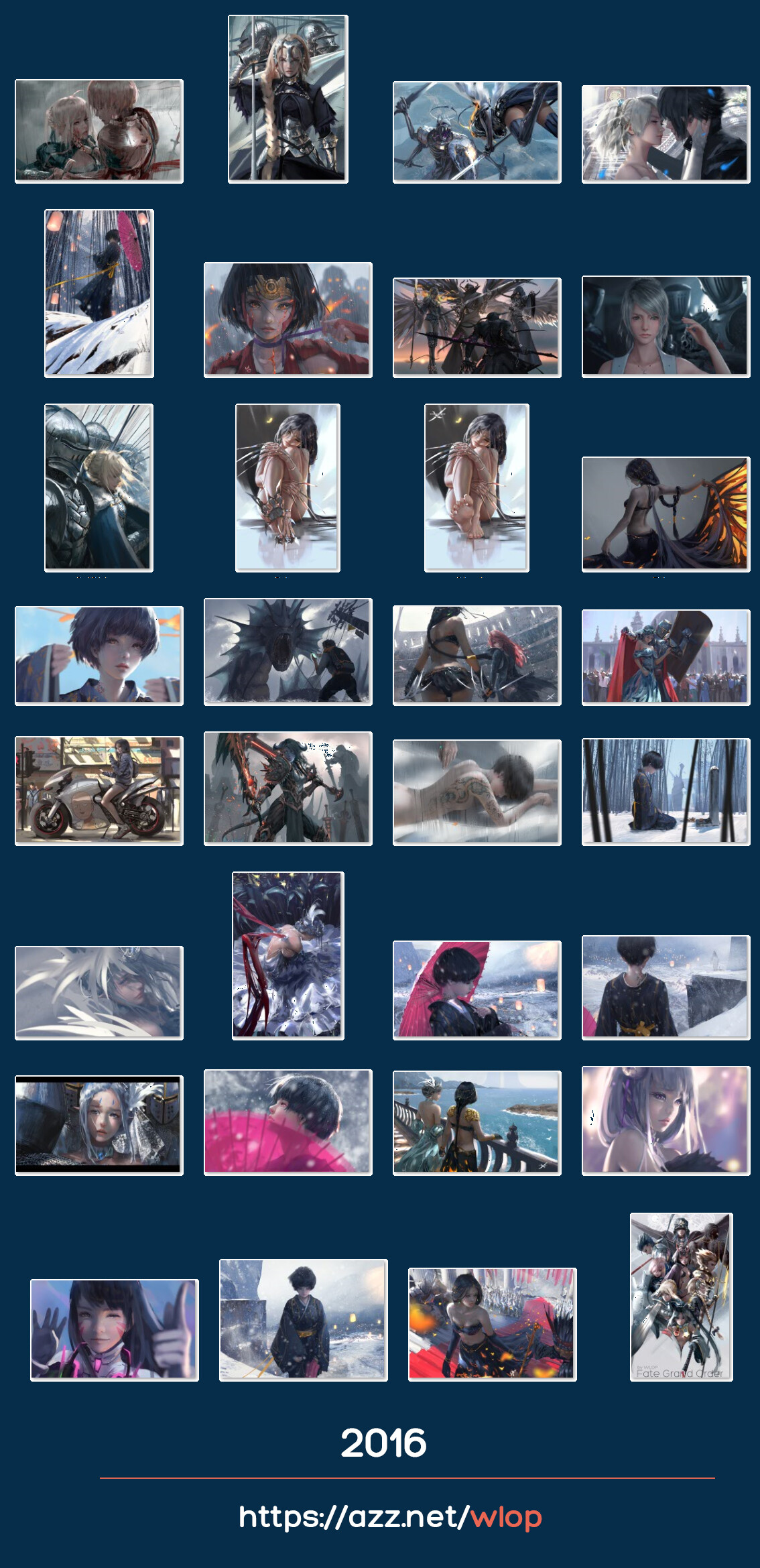 WLOP - 2016 Wallpaper Package