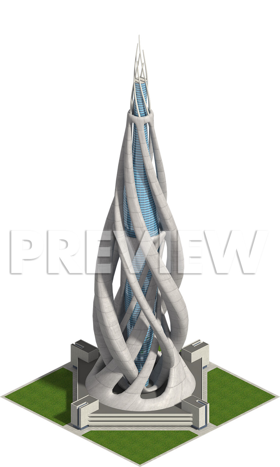 ArtStation - Architecture (Tile#0003) – 3D Model | Game Assets