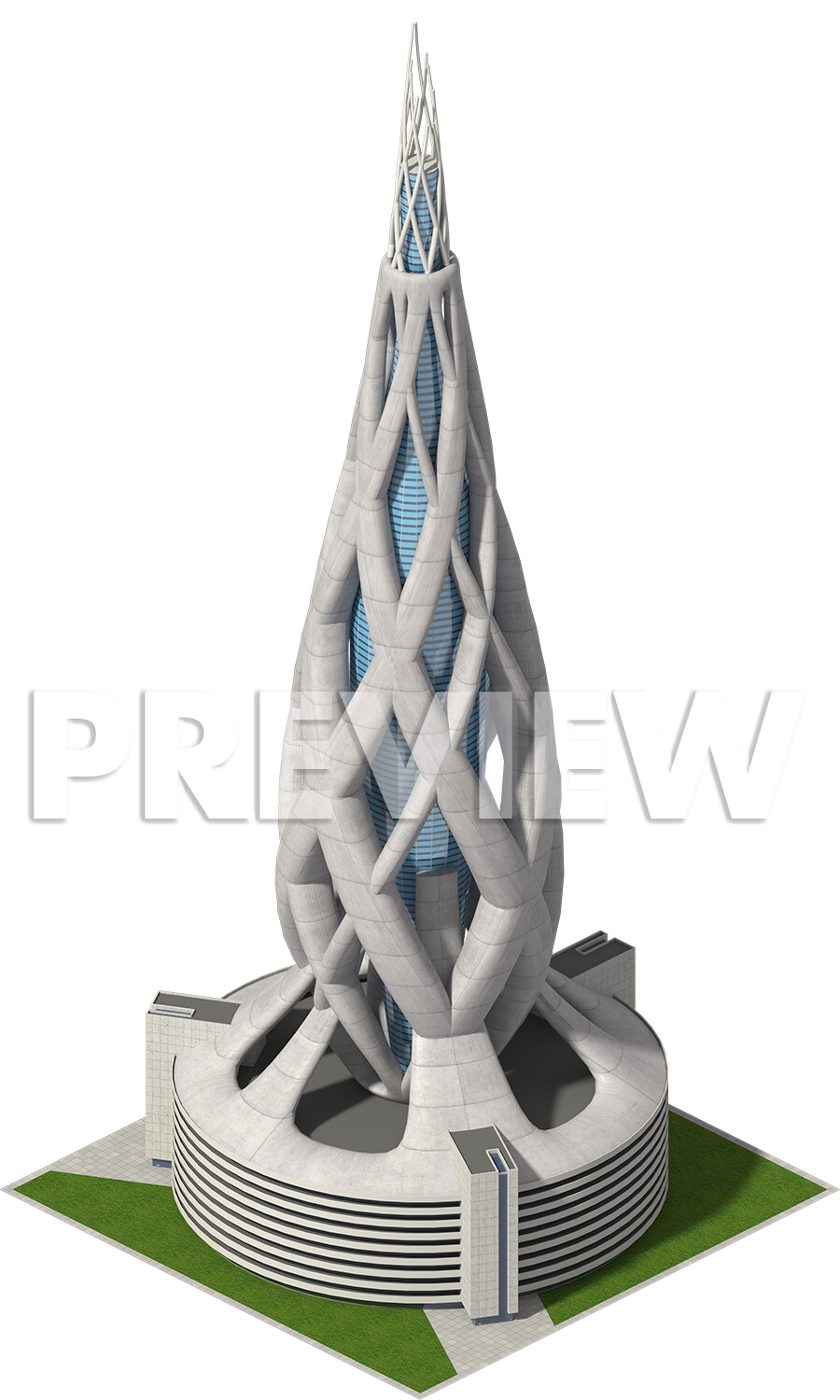 ArtStation - Architecture (Tile#0004) – 3D Model | Game Assets