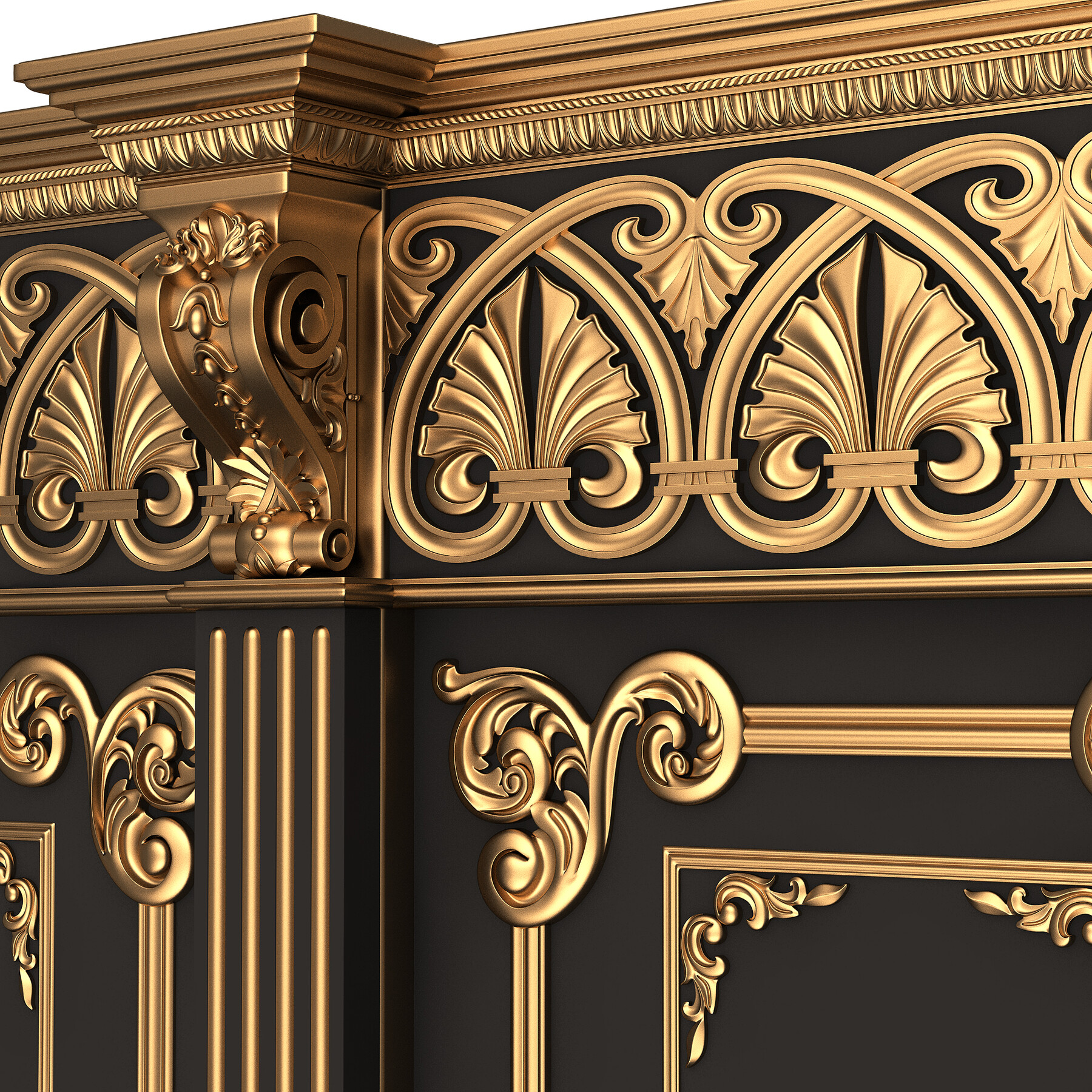 ArtStation - Boiserie Classic Panels Collection | Resources