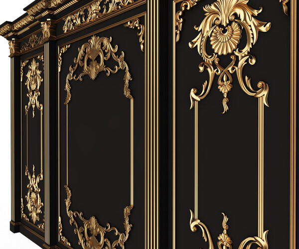 ArtStation - Boiserie Classic Panels Collection | Resources