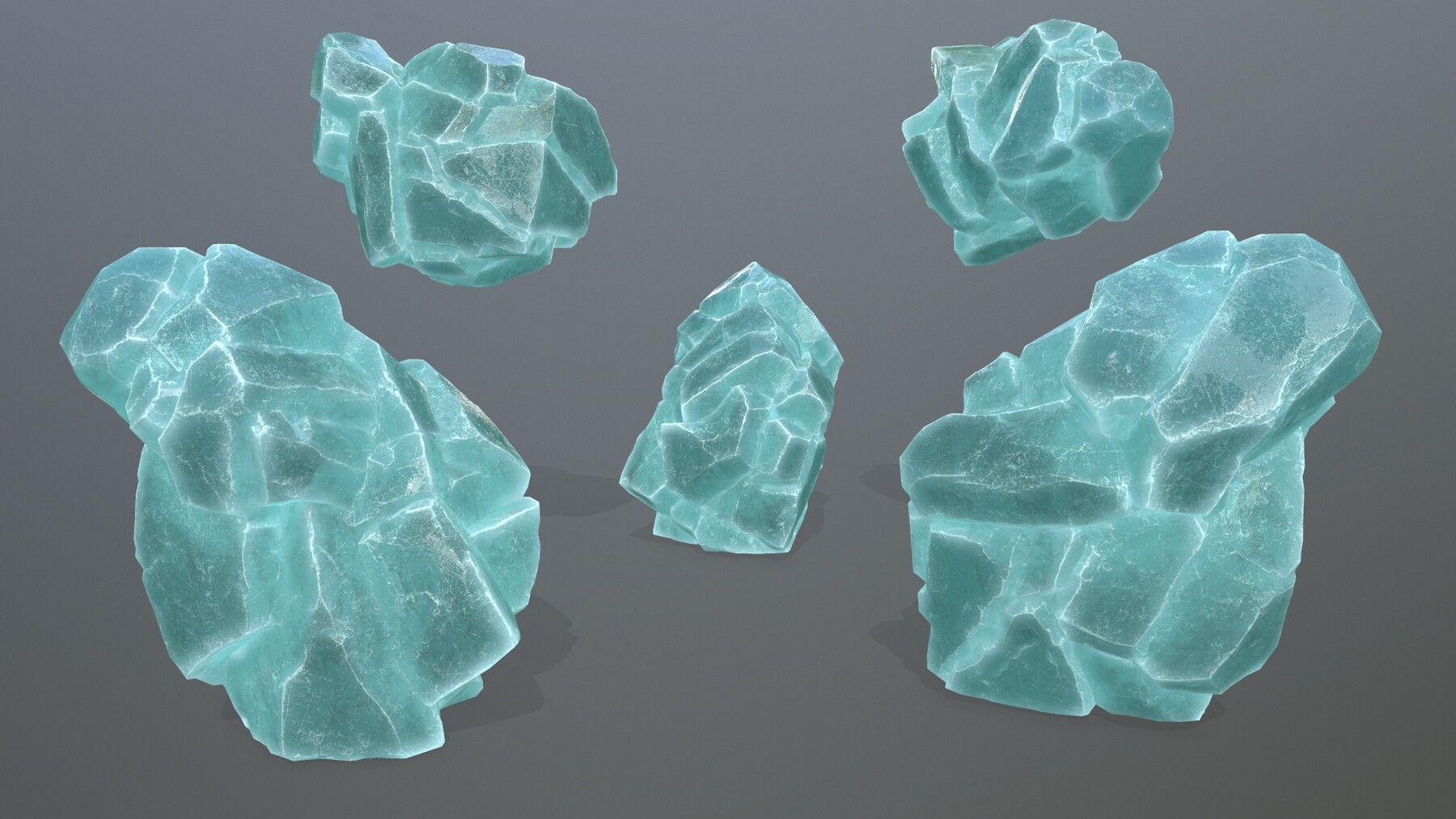 ArtStation - ice rocks | Game Assets