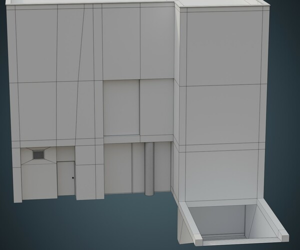 ArtStation - Building 9B | Game Assets