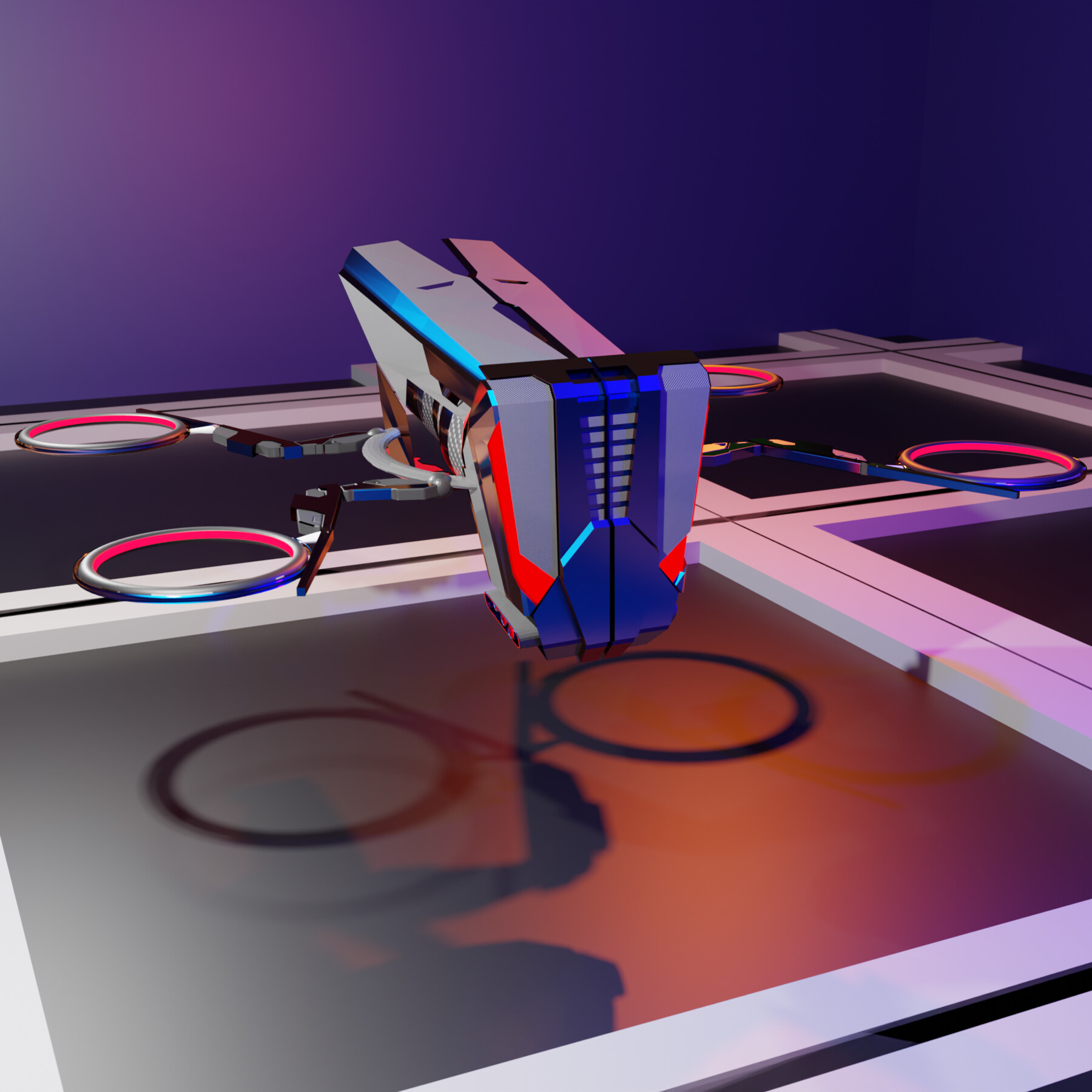 ArtStation - Flying drone with animation | Resources