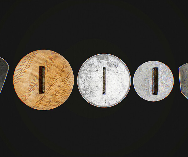 ArtStation - 30 Shield Models Game-Ready | Game Assets