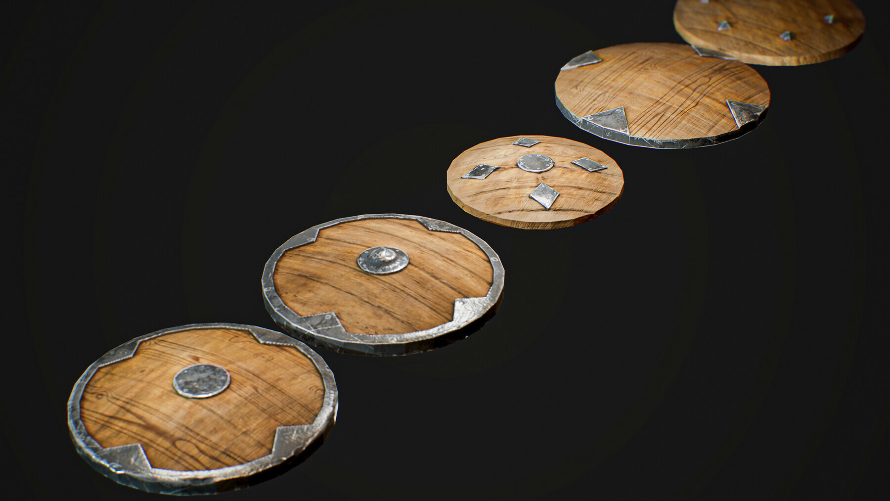 ArtStation - 30 Shield Models Game-Ready | Game Assets
