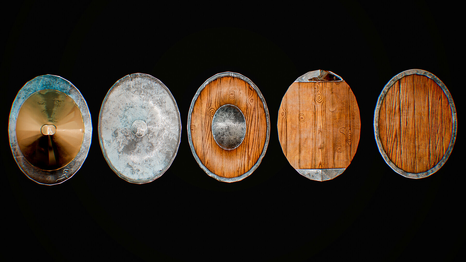 ArtStation - 30 Shield Models Game-Ready | Game Assets