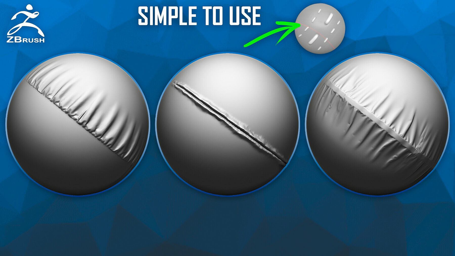 ArtStation - 35 Seam and Stitch Alphas for ZBrush | Brushes