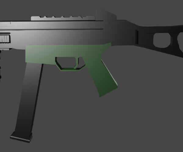 ArtStation - Low-Poly UMP45 | Game Assets