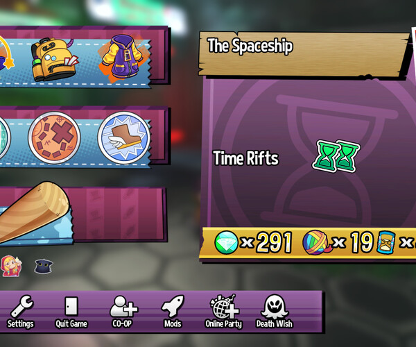 ArtStation - game ui ux design . menu . icone . paramater . easy peazy ...