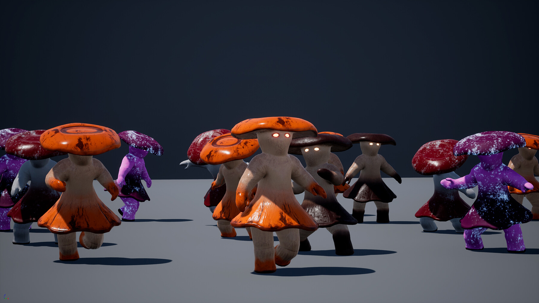 ArtStation - Mushroom family | Game Assets