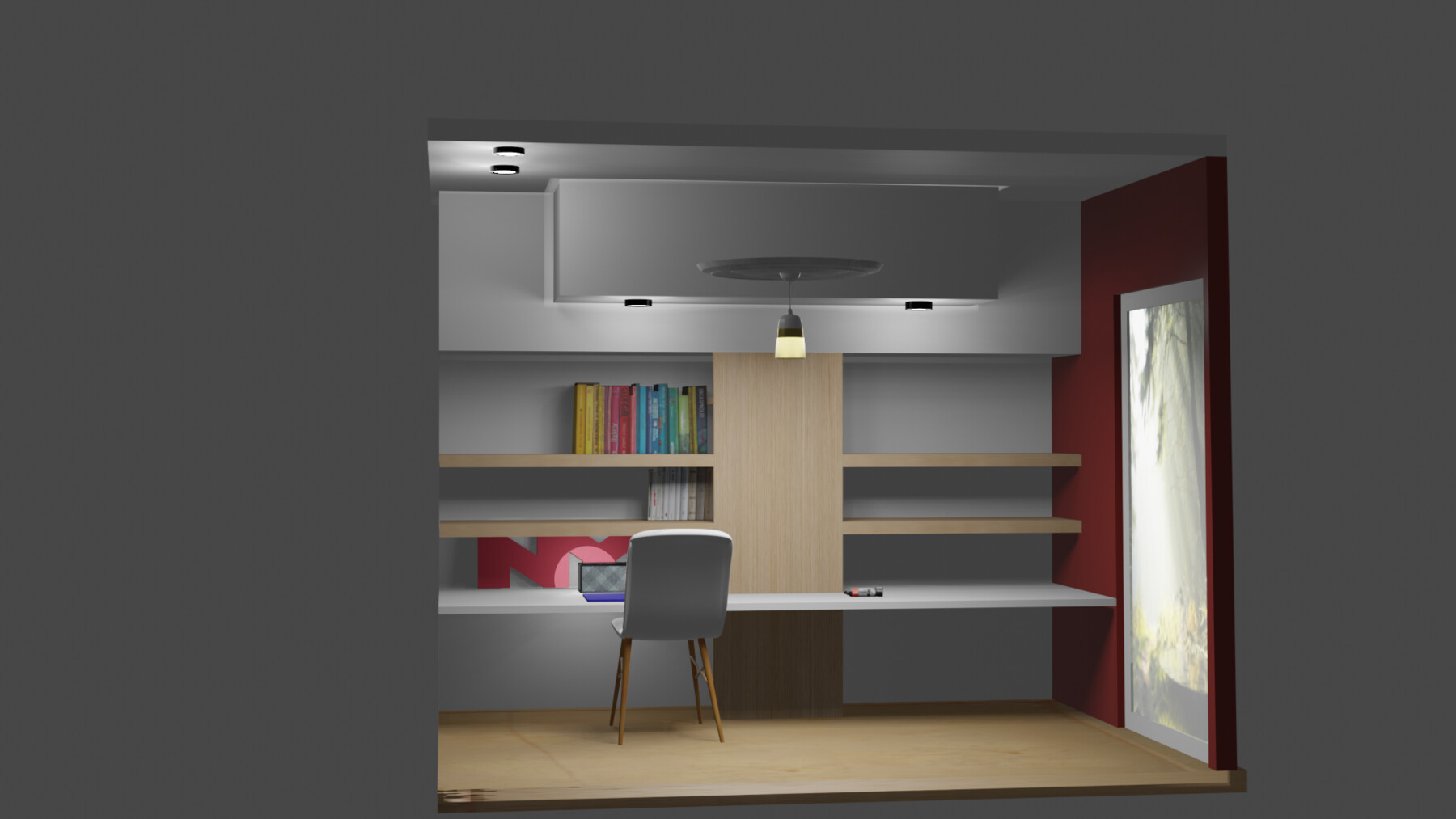 ArtStation - 3D Realistic Study Room | Game Assets