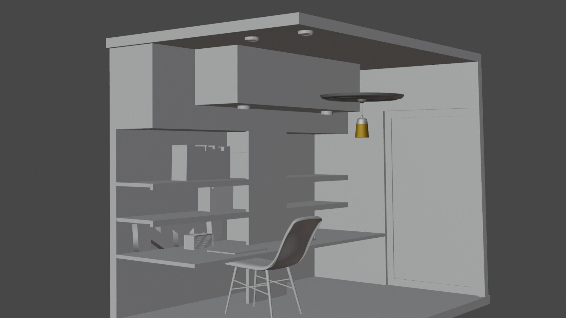 ArtStation - 3D Realistic Study Room | Game Assets