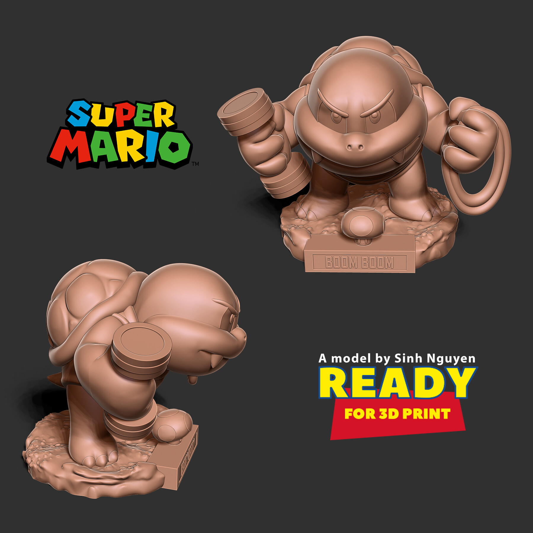 ArtStation - Boom Boom - Super Mario Fanart | Resources