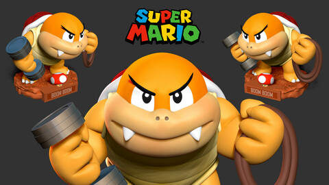 ArtStation - Boom Boom - Super Mario Fanart | Resources