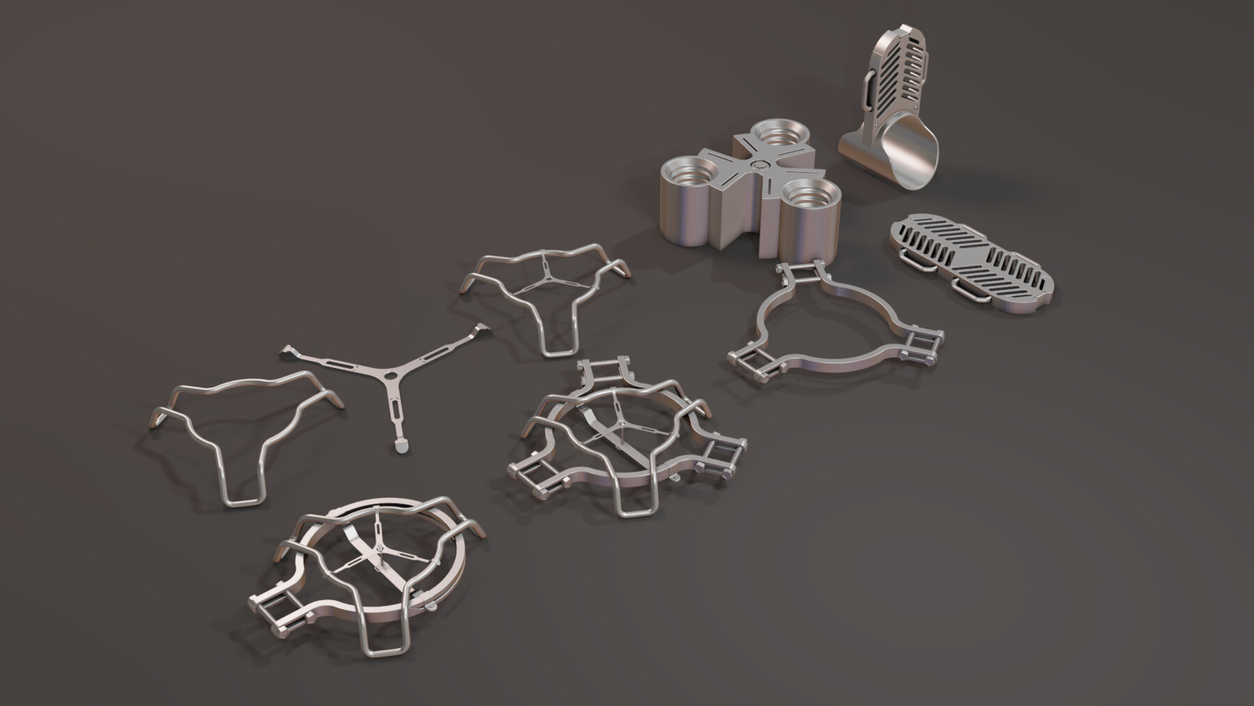 ArtStation - Sci-Fi Hard Surface KITBASH 100+ DETAILS | Resources