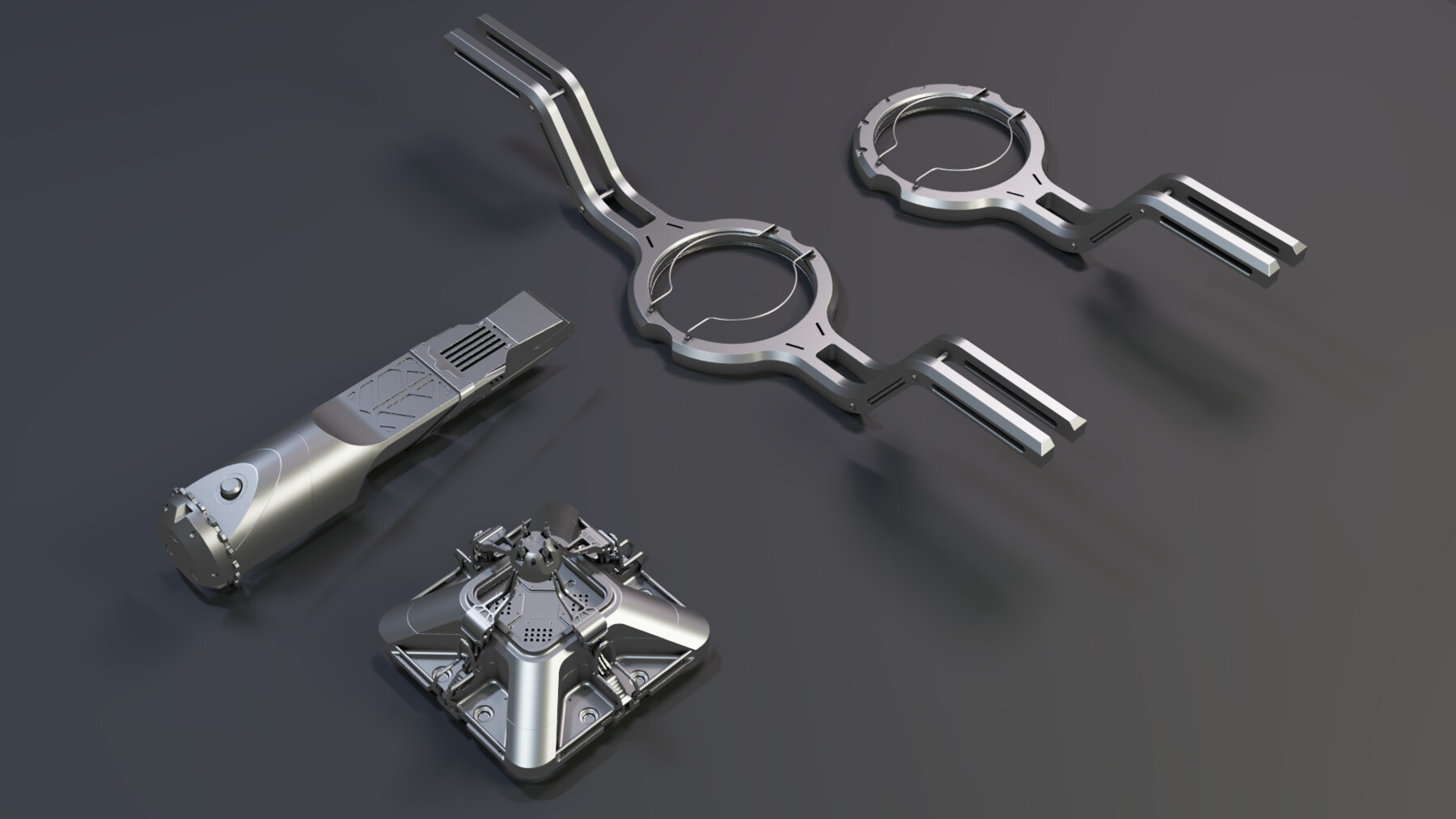 ArtStation - Sci-Fi Hard Surface KITBASH 100+ DETAILS | Resources