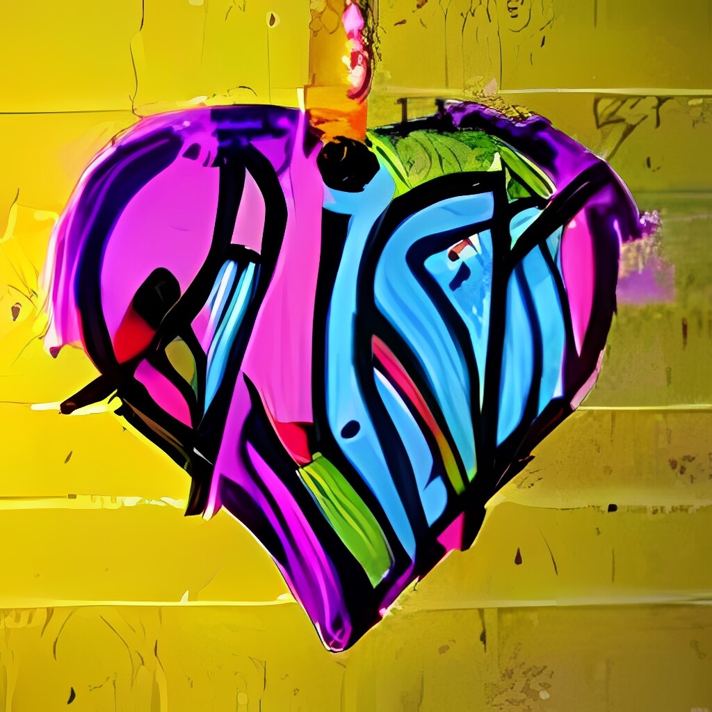 ArtStation - Heart Street Graffity tag 3500 image pack | Artworks